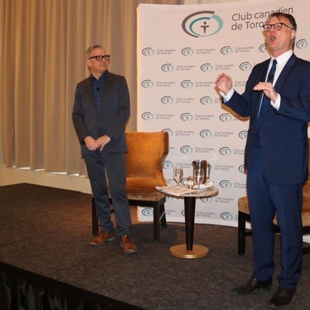 Jean-Marc Léger déchiffre le Code Quebec au Club Canadien de Toronto ... Jean-Marc Léger déchiffre le Code Quebec au Club Canadien de Toronto ...