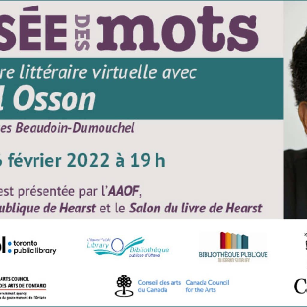 LITTERATURE - Gabriel Osson à l'honneur pour ce 16 Février dans la ...